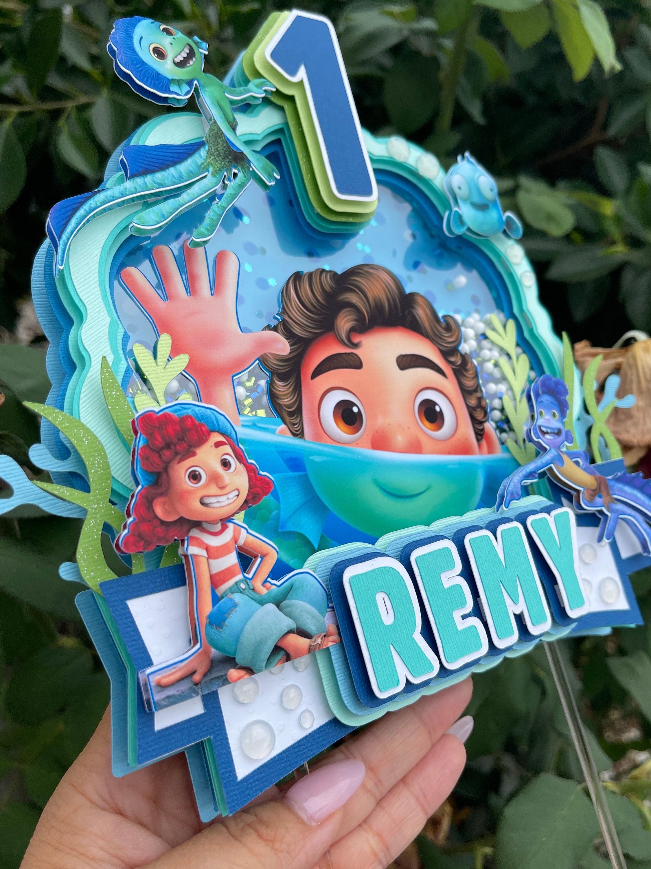 Luca Cake Topper Luca Topper Luca Birthday Luca Birthday - Etsy