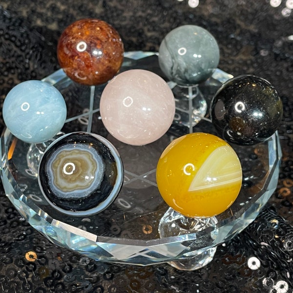 Small Crystal Sphere Stand - Etsy