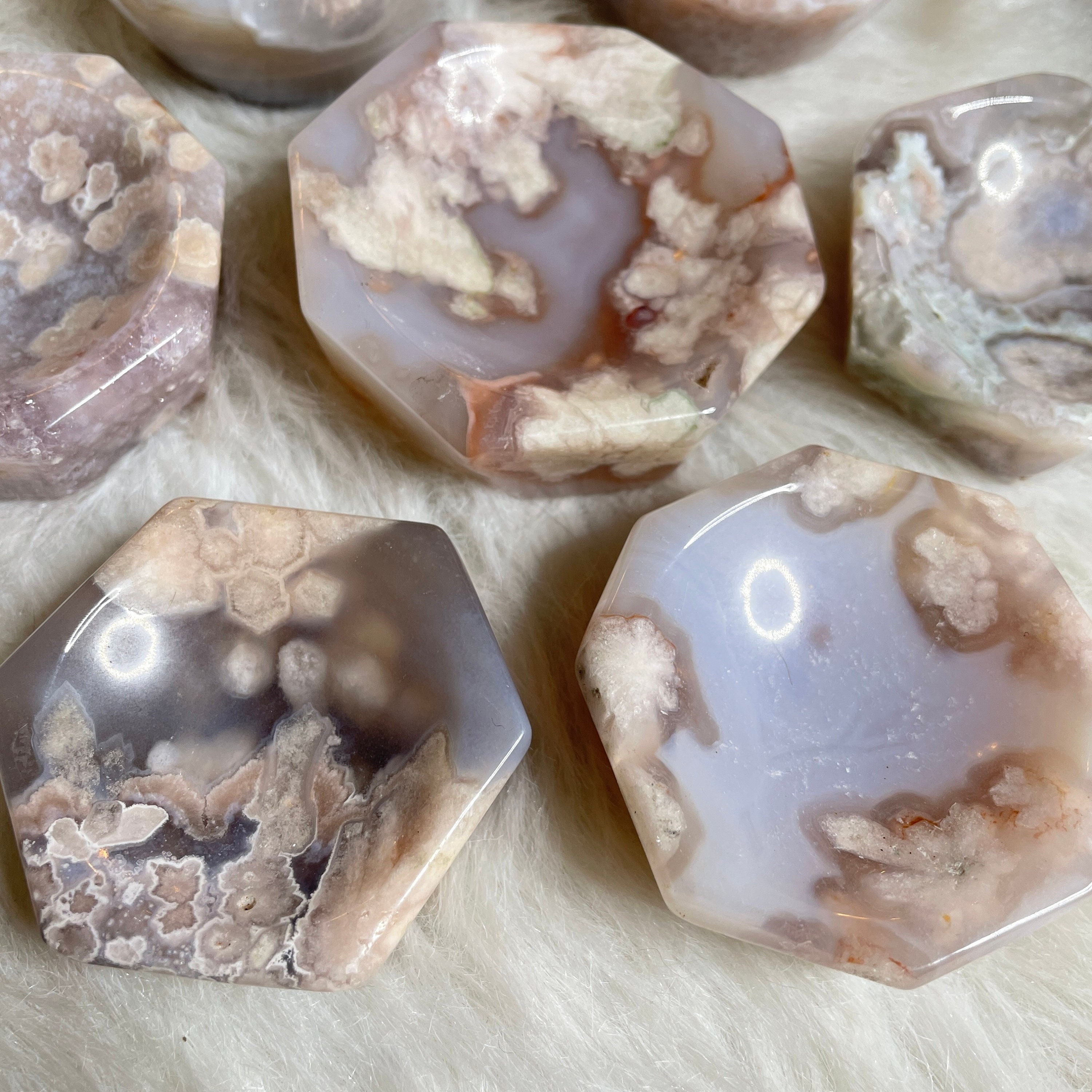 discount online store Flower Agate Crystal Bowl, Flower Agate Jewelry ...