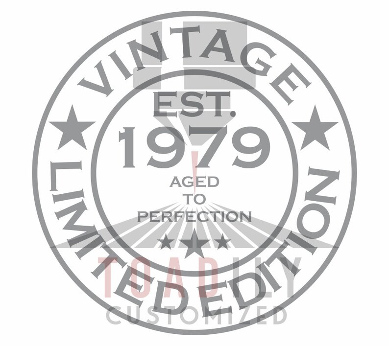 Vintage Est Year SVG, DXF, AI Digital File, Laser Cutting, Cricut - Etsy