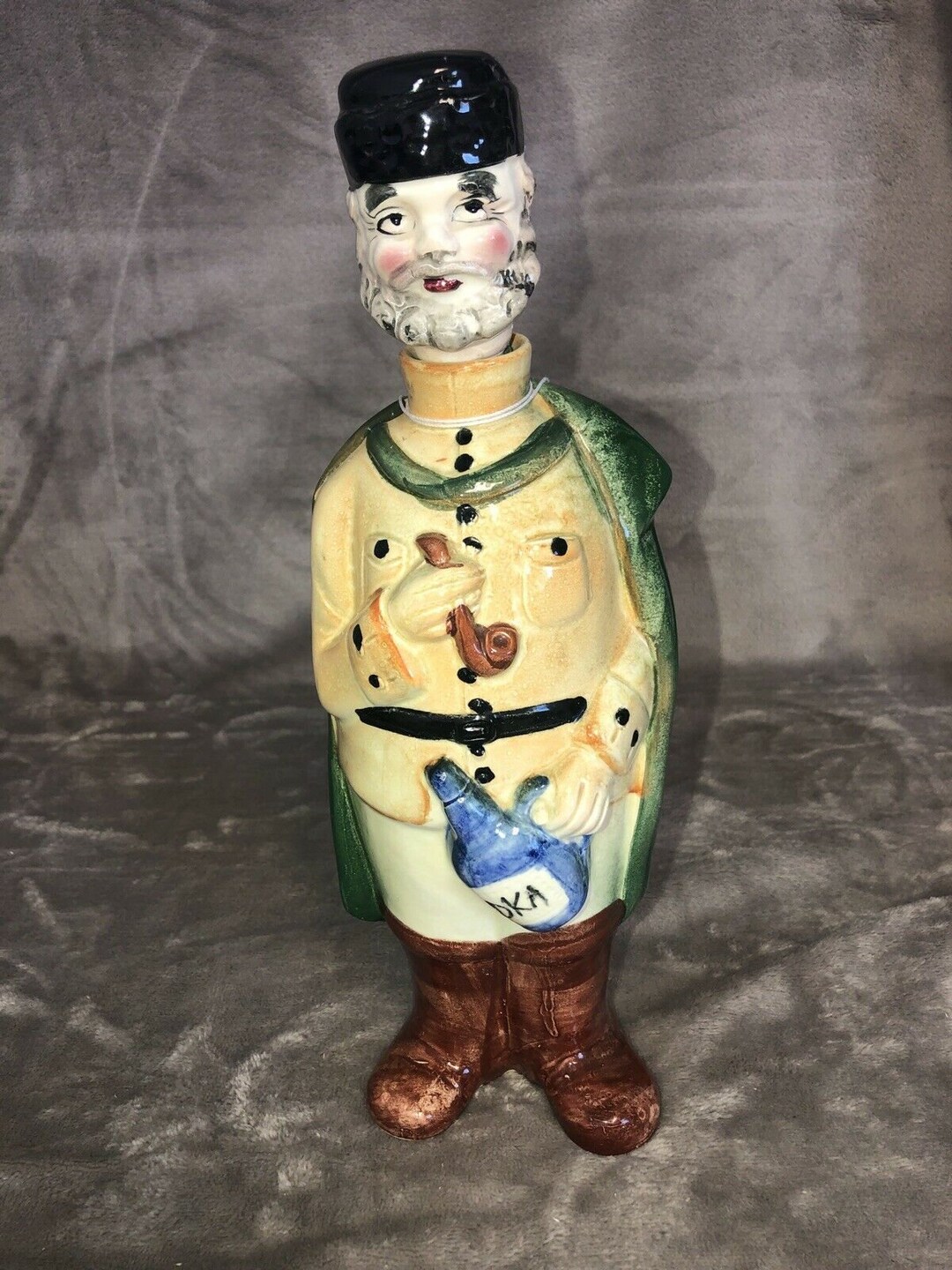 Vintage Russian Vodka Drinker Man Liquor Decanter - Etsy
