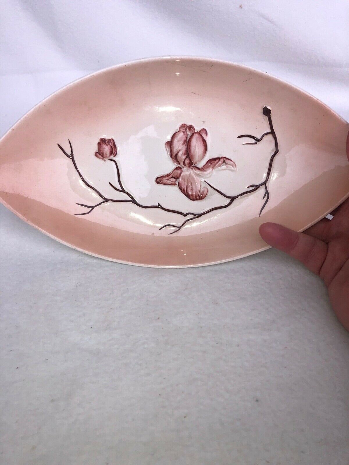 Carlton Ware Made in England 10 1/2 Inch Oval Dish With Orchid - Etsy