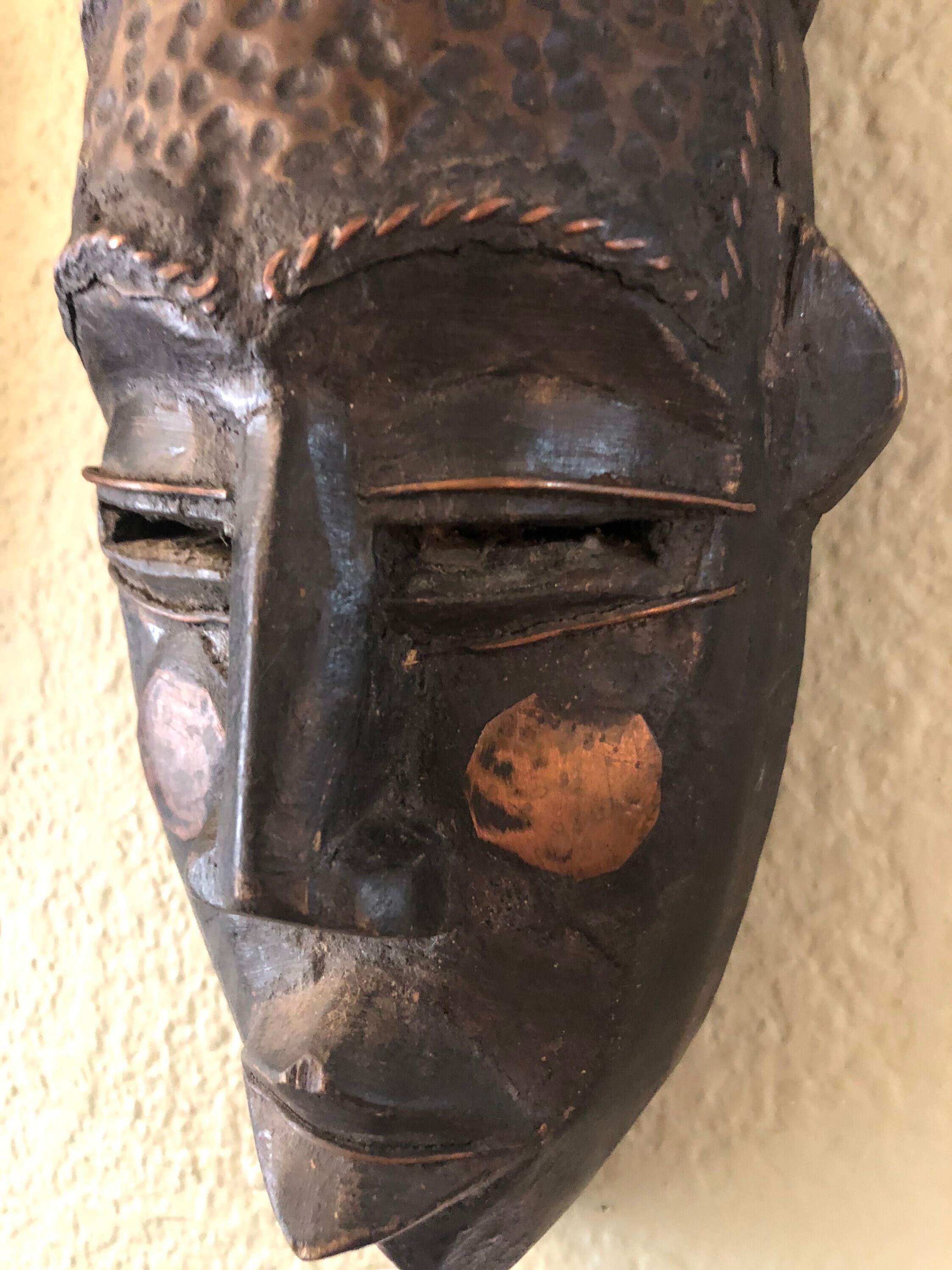 A Pair Of Handcrafted Carved Tribal Masks From Ghana | Etsy
