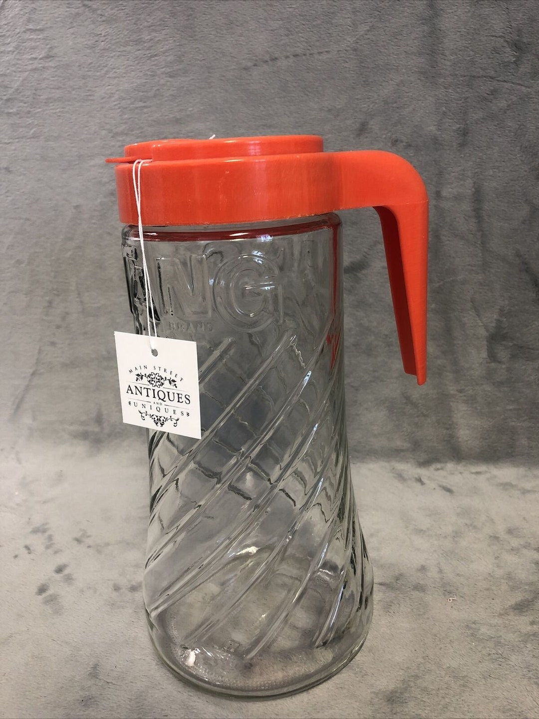 Vintage 1970s Glass TANG Pitcher 1 Quart Anchor Hocking Retro - Etsy