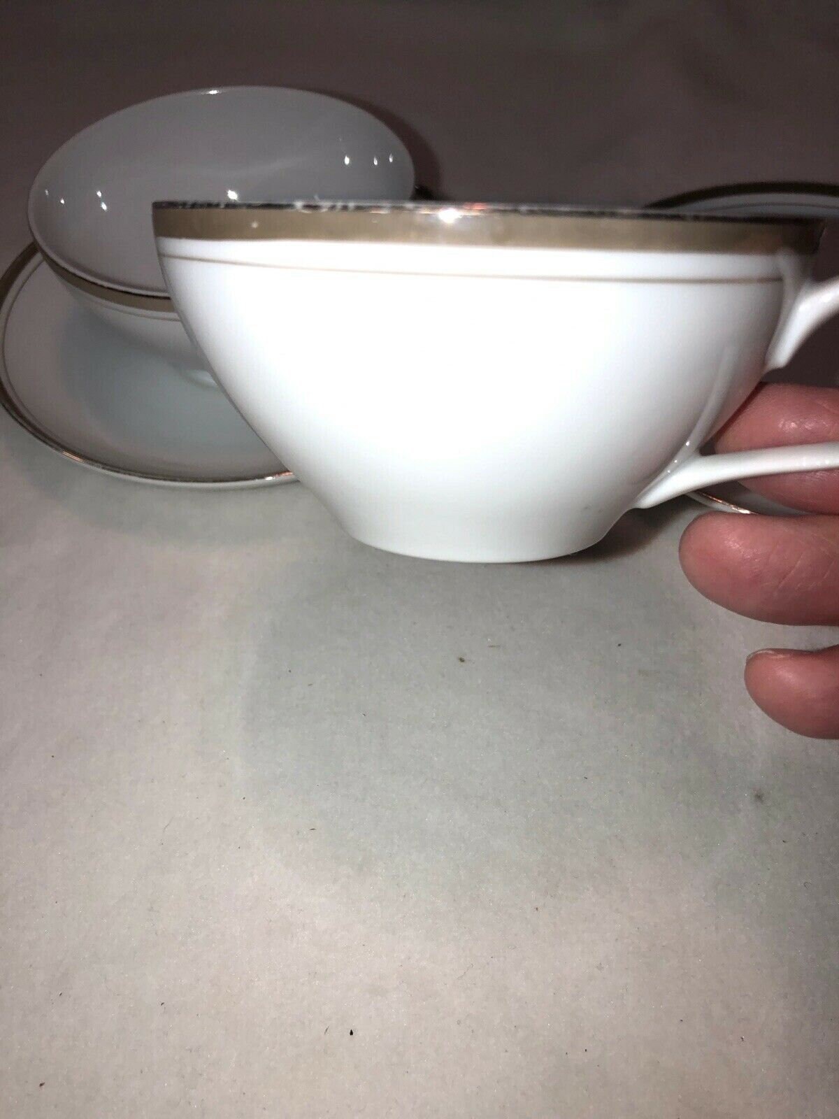 Royalton China Co Translucent Porcelain GOLDEN ELEGANCE 2 Cups - Etsy