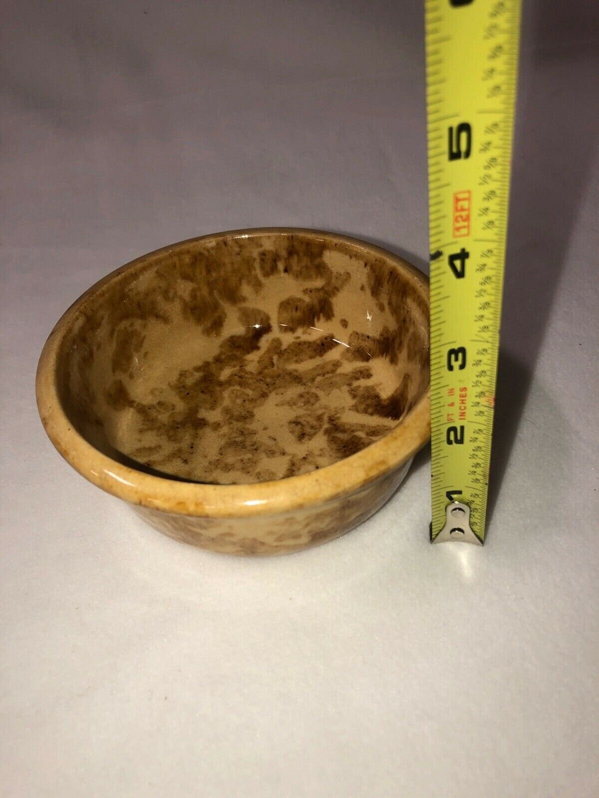 Antique Rockingham Bennington Sponge ware Bowl 5 Across - Etsy España