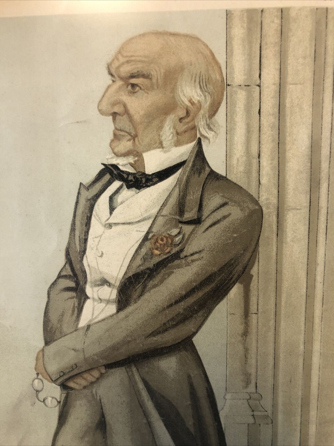 Antique Vanity Fair Nov 5th 1887 the Grand Old Man Lithograph - Etsy