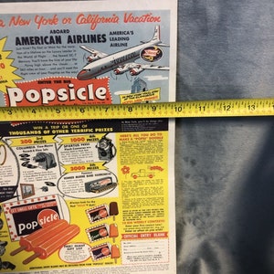 1957 Popsicle Contest Advertisement Saturday Evening Post - Etsy