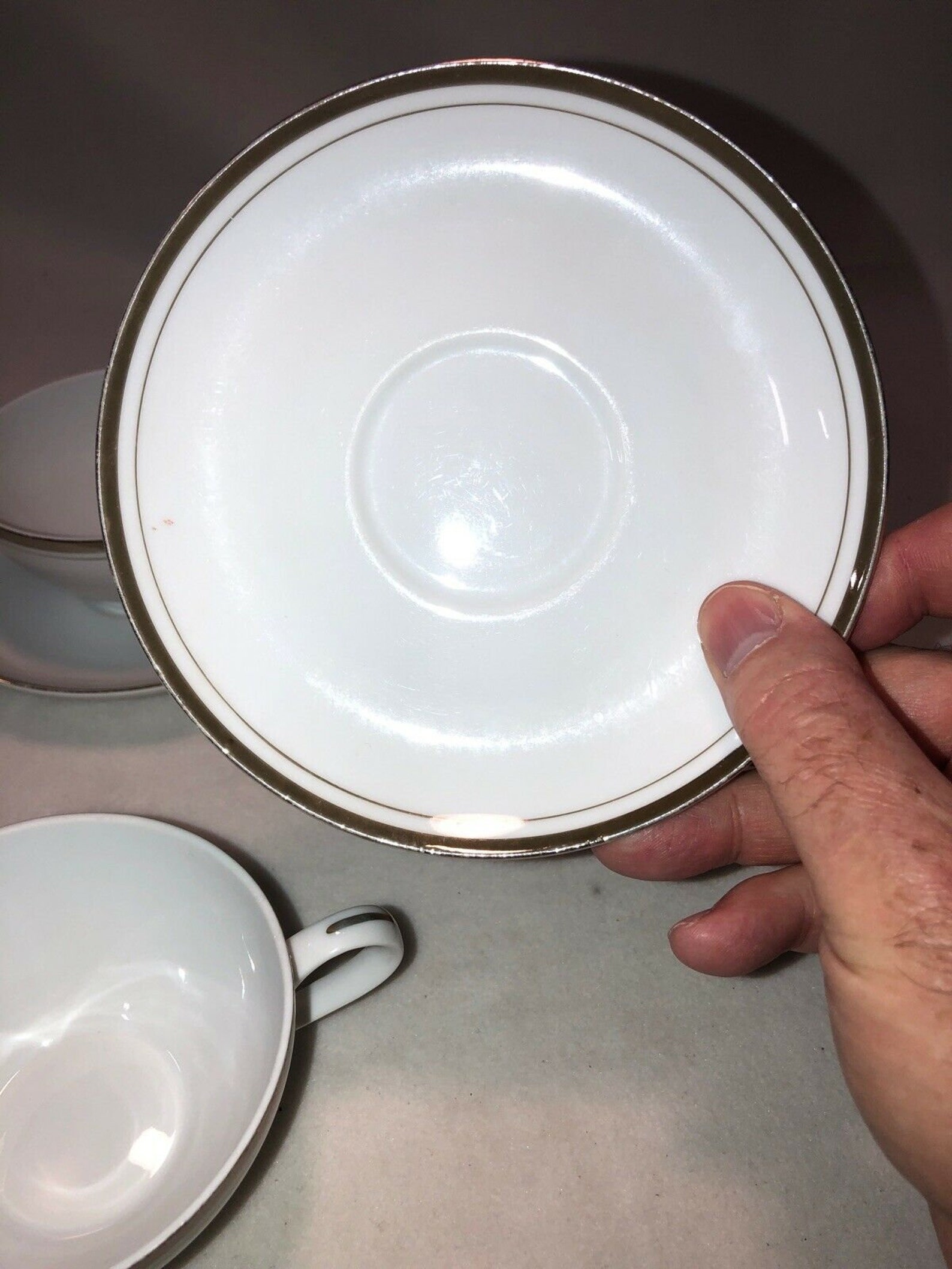 Royalton China Co Translucent Porcelain GOLDEN ELEGANCE 2 Cups - Etsy