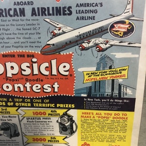 1957 Popsicle Contest Advertisement Saturday Evening Post - Etsy