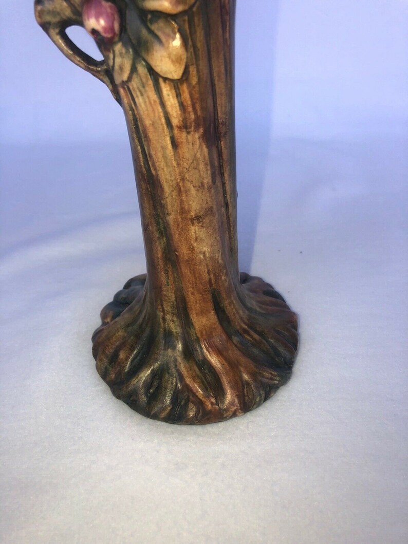 Weller Woodcraft Tree Trunk Vase. 10 Tall W/5 Holes. - Etsy