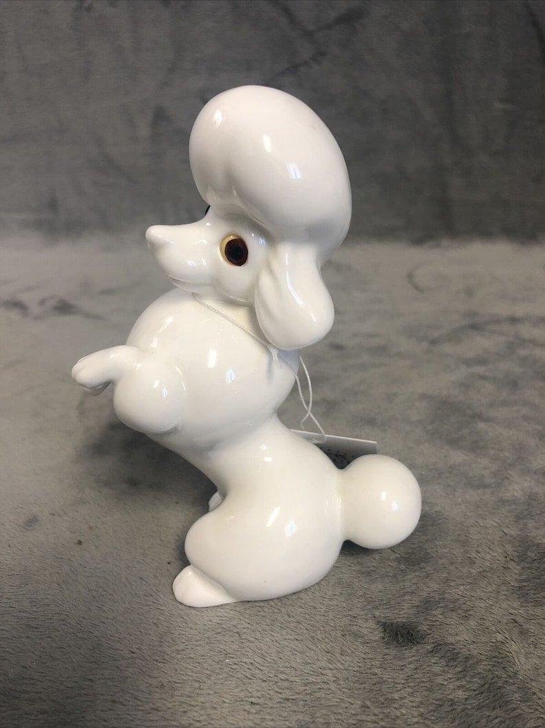 Royal Osborne Bone China Poodle Figurine 5 Inches Tall | Etsy