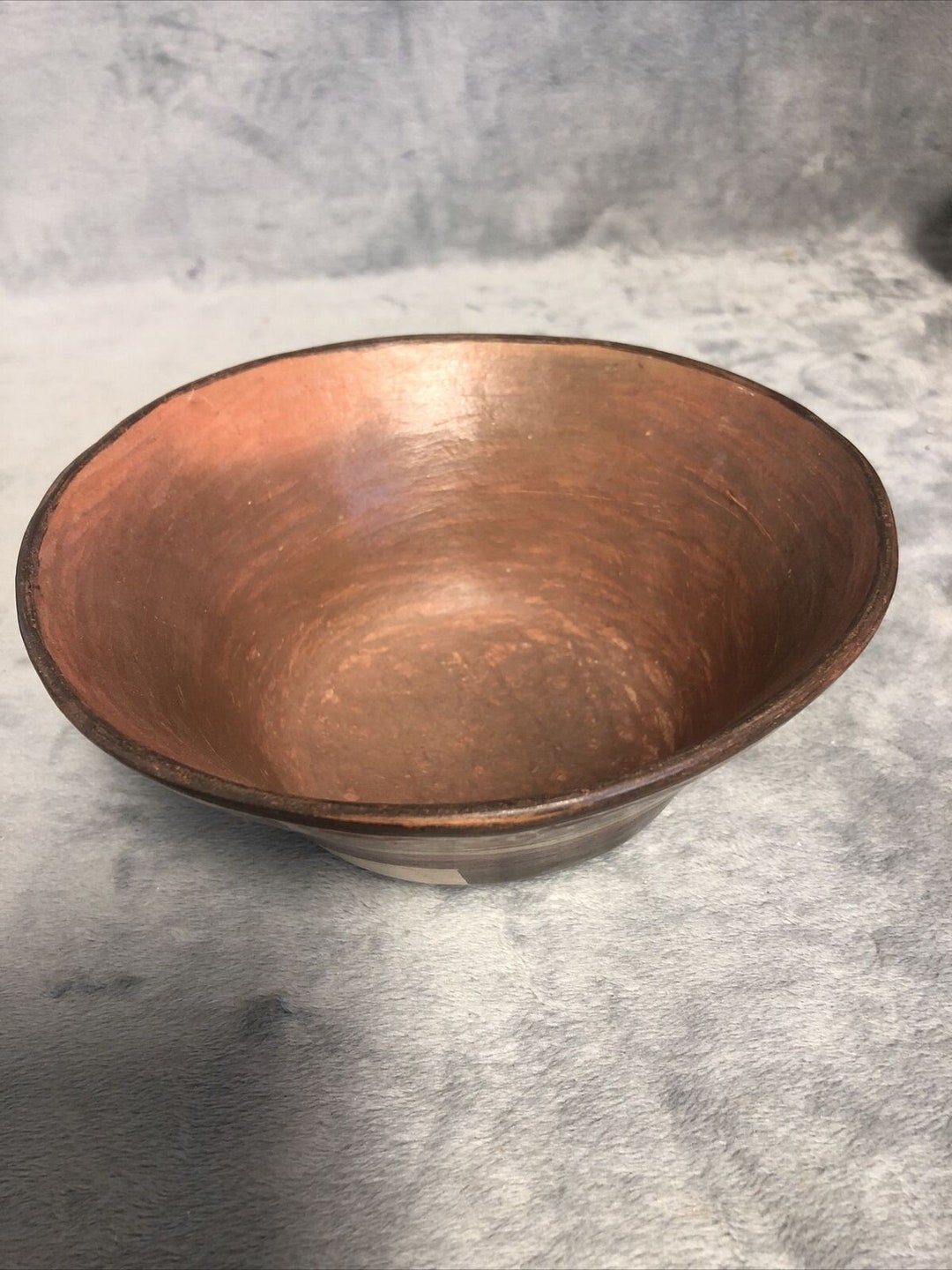 Handcrafted Peruvian Redware Pottery Painted Bowl 7 Across 3 Tall - Etsy