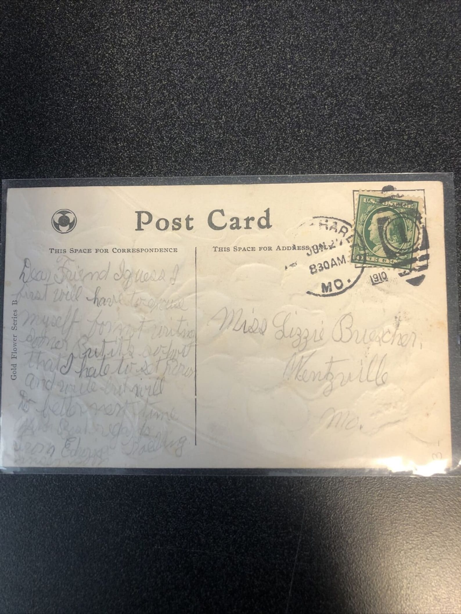 1900s Antique Embossed Post Card Floral Stunning - Etsy