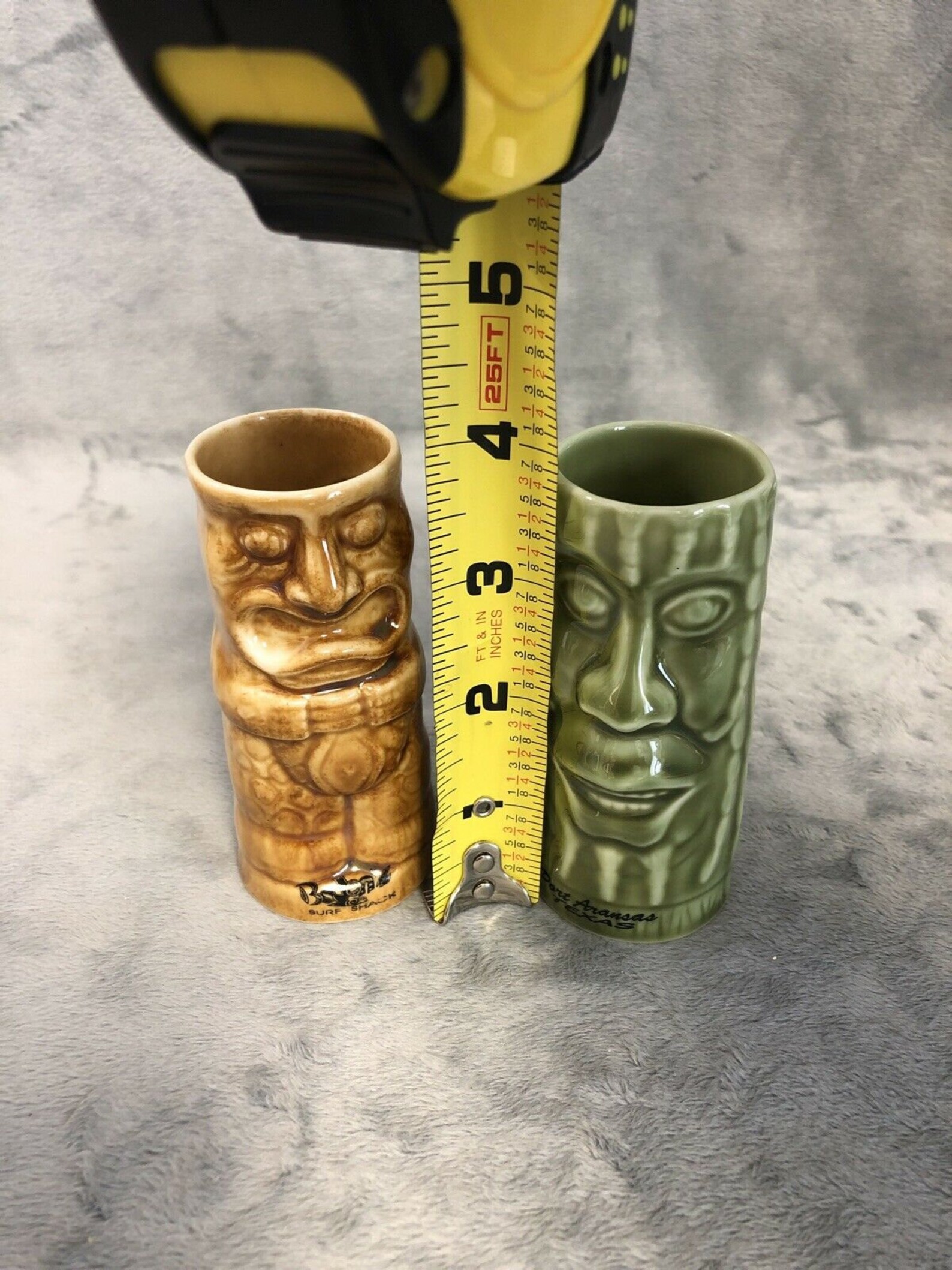 A Pair of Tiki Shooter Shot Glasses Chiki Tiki Port Aransas TX - Etsy