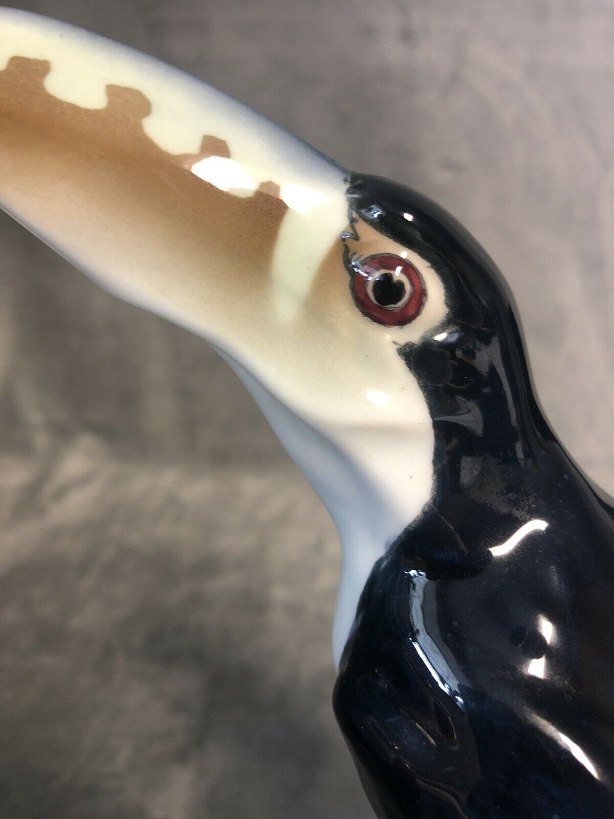 Rare Tuscan China Toucan Bird Figure Statue 9.75 Fantastic | Etsy