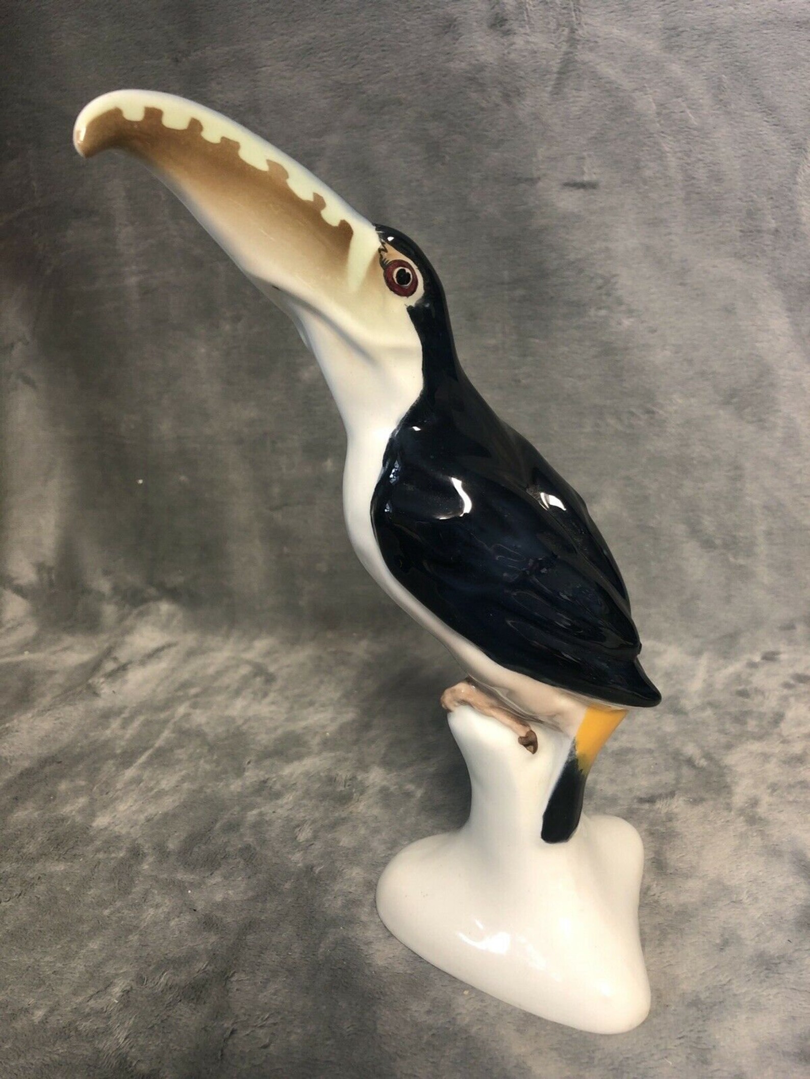 Rare Tuscan China Toucan Bird Figure Statue 9.75 Fantastic - Etsy