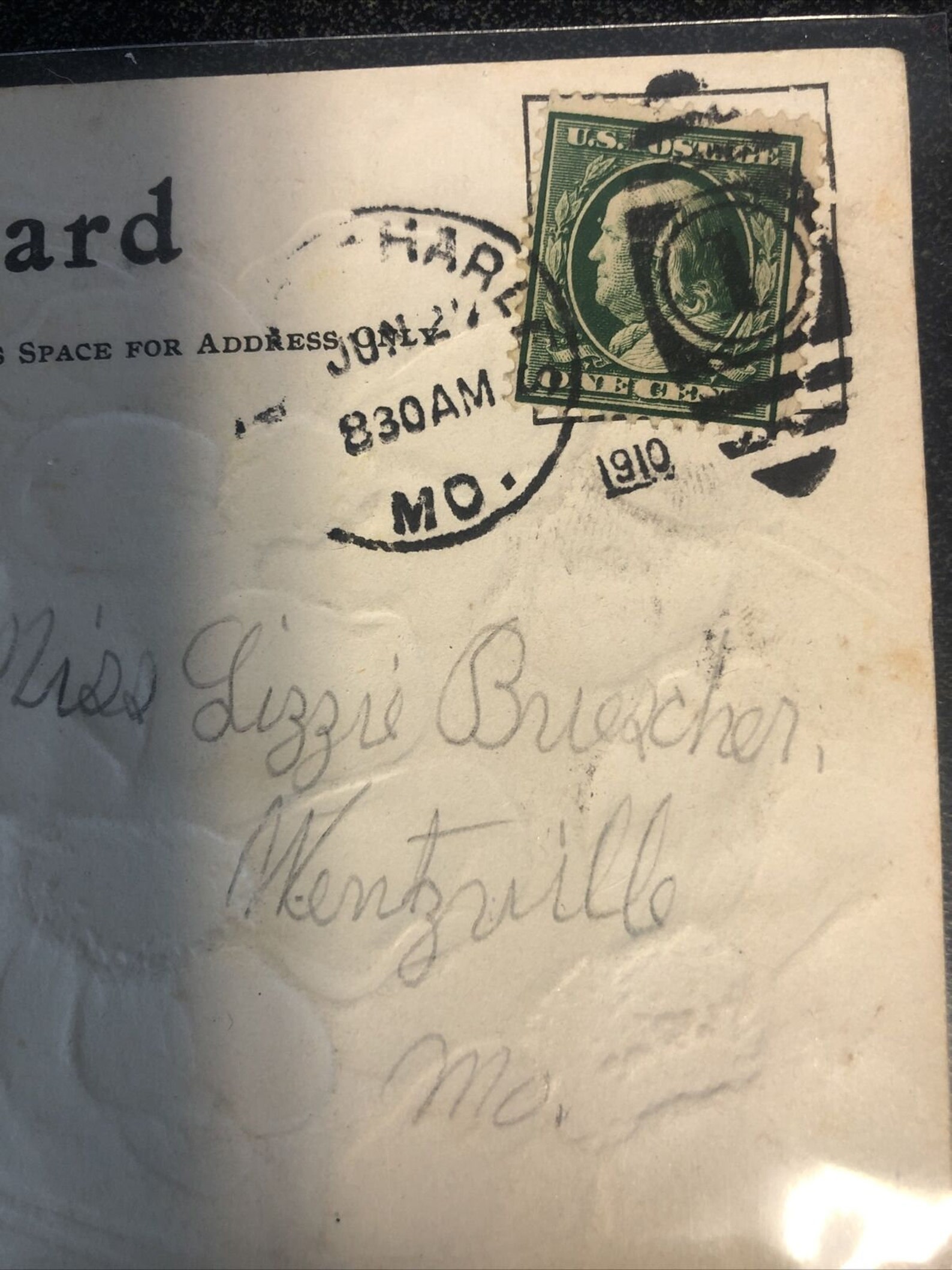 1900s Antique Embossed Post Card Floral Stunning - Etsy