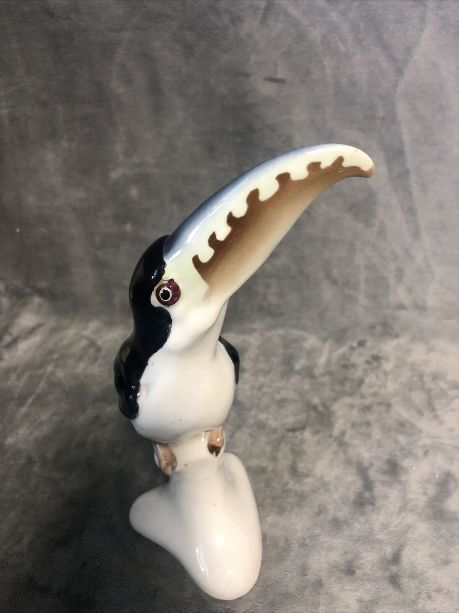 Rare Tuscan China Toucan Bird Figure Statue 9.75 Fantastic - Etsy