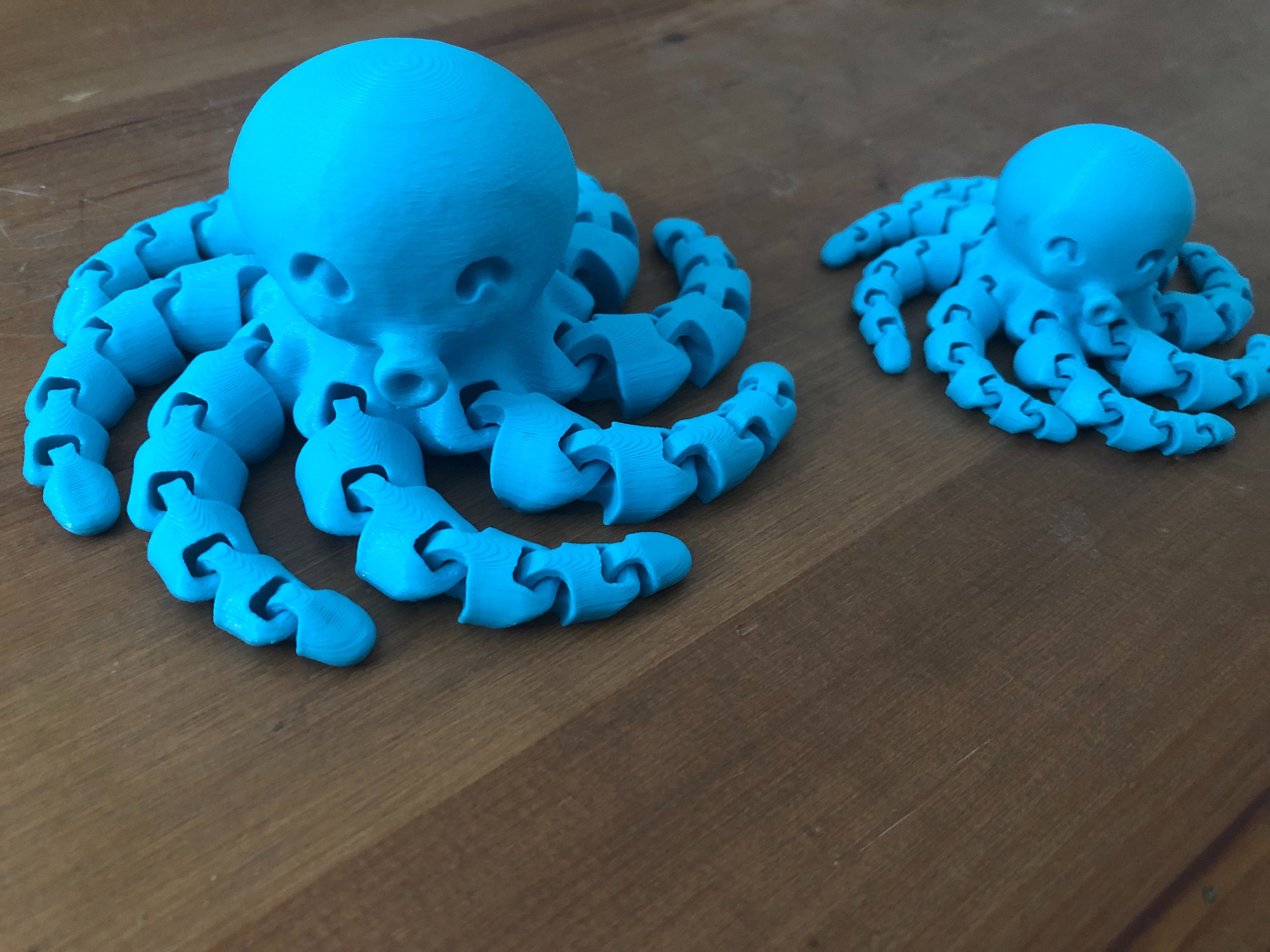 3D Printed Articulated Octopus Toy | Etsy