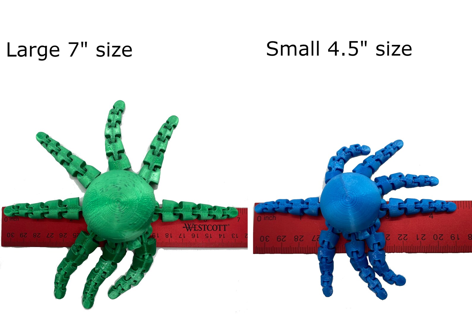 3D Printed Articulated Octopus Toy | Etsy