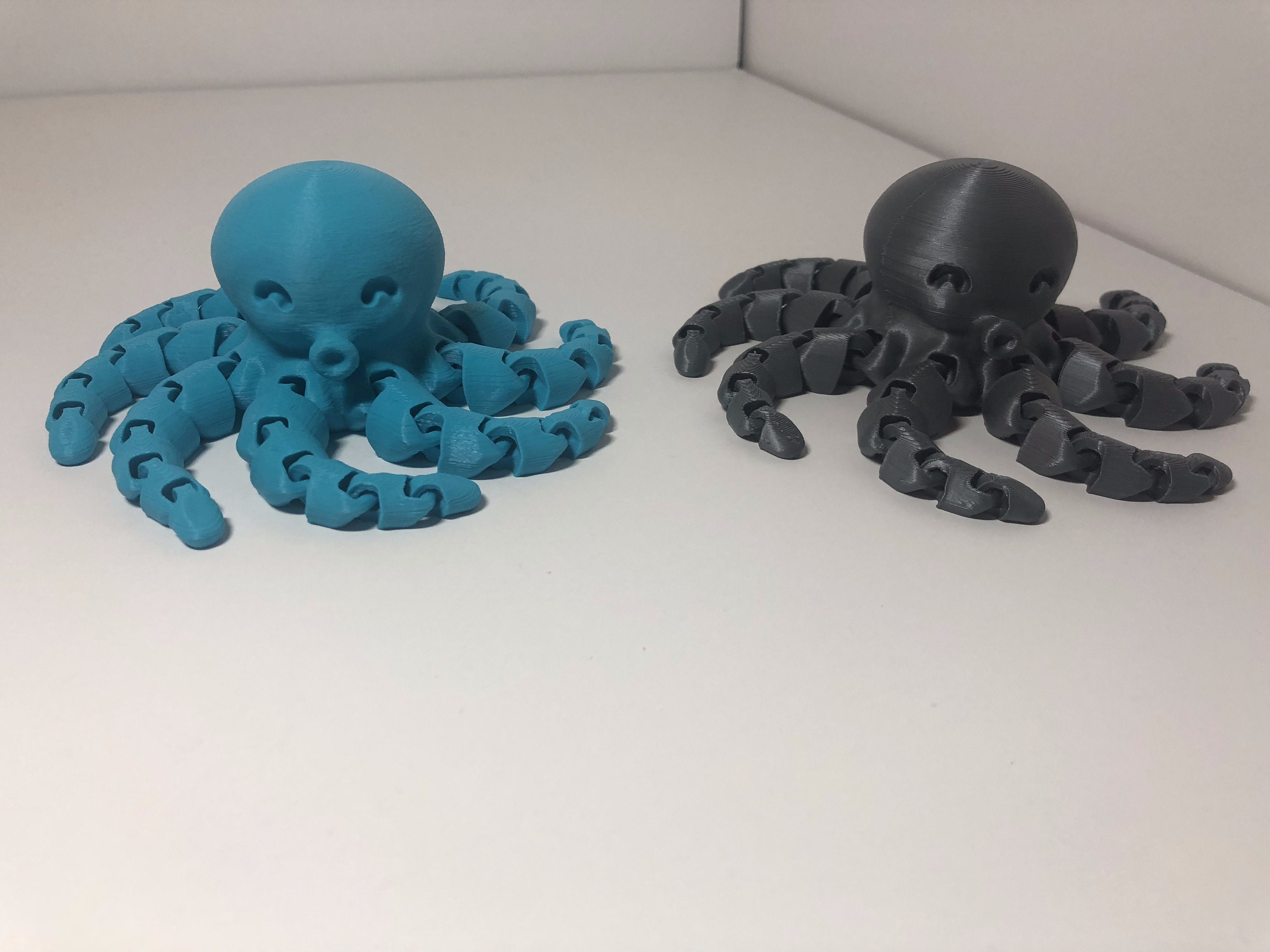 3D Printed Articulated Octopus Toy | Etsy