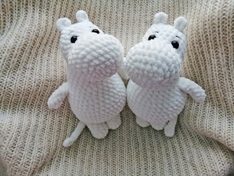 Moomins Crochet Hippo Moomintroll Ganchillo Moomin Peluche | Etsy