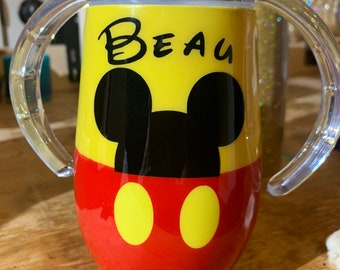 Mickey Mouse Sippy Cup - Etsy