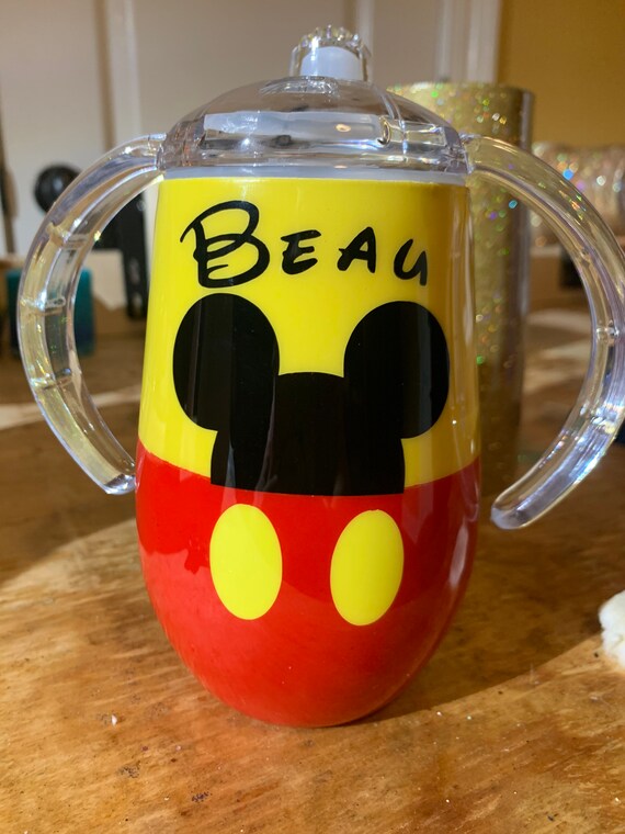 Mickey Mouse Sippy Cup | Etsy