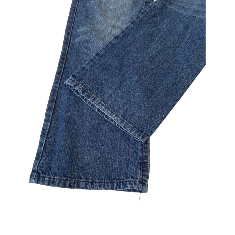 Carbon Black Mens Denim Jeans 32x32 Distressed Cross Pocket Design ...
