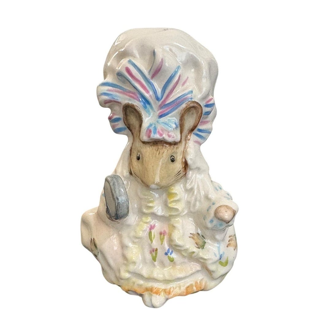 Vintage 1951beatrix Potter "lady Mouse" Figurine by Beswick England 4 ...