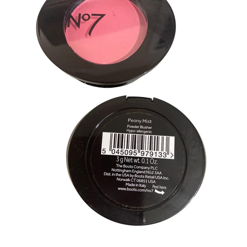TWO No7 Peony Mist Powder Blusher Hypo-allergenic 0.1 Oz - Etsy