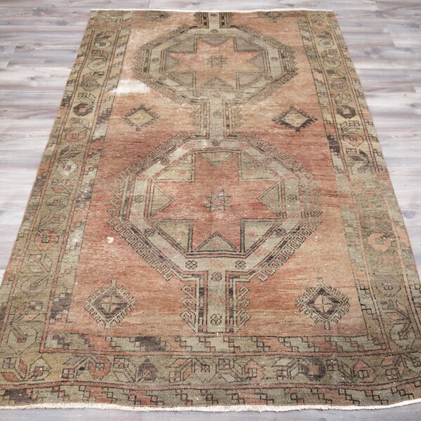 Distressed Rug - Etsy