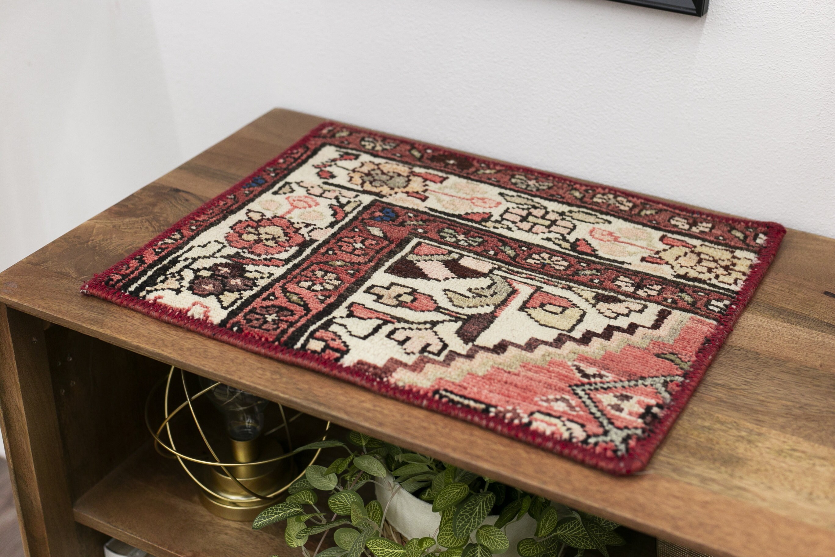 1.6 X 1.3 Ft 50 X 40 Cm Table Rug Tiny Rug Small Turkish - Etsy