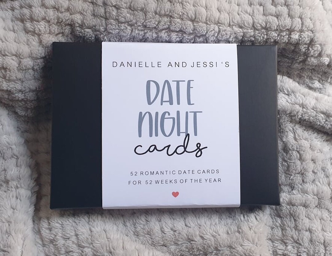 PREMIUM - 52 Date Cards a Year of Romantic Date Ideas, Gift for Her ...