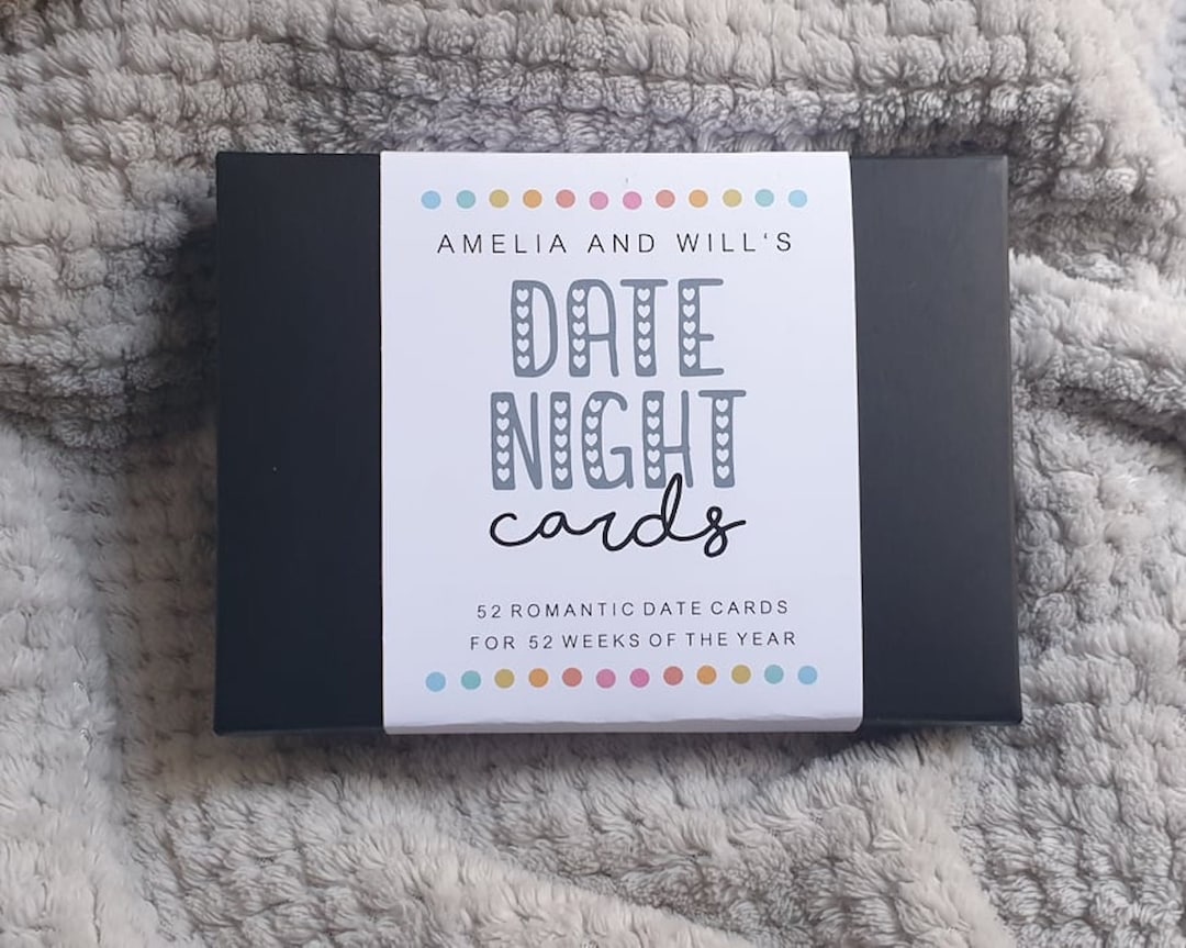 52 Date Cards a Year of Romantic Date Ideas, Gift for Her, Gift for Him ...
