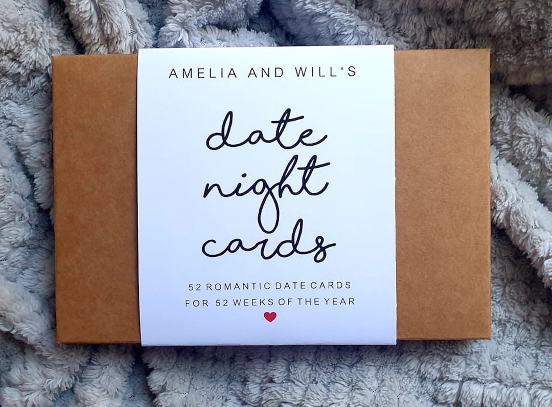 52 Date Cards a Year of Romantic Date Ideas, Gift for Her, Gift for Him ...