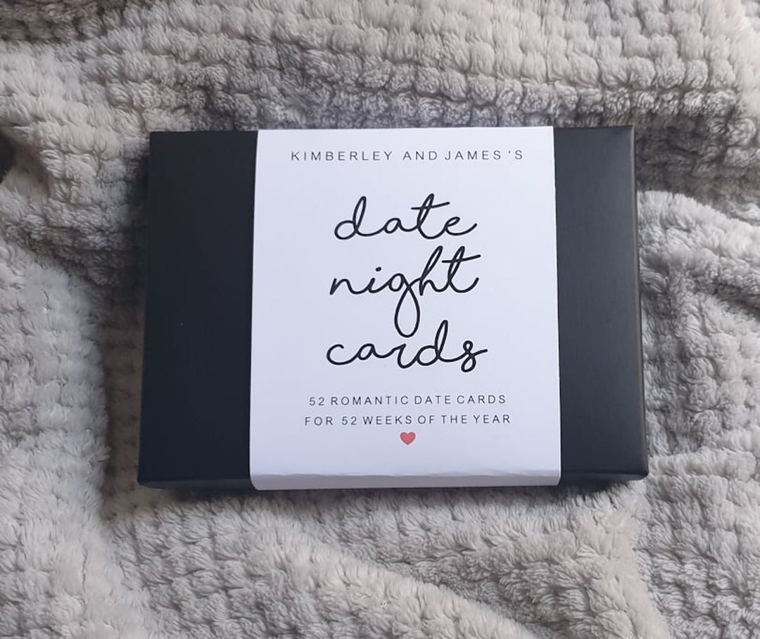 52 Date Cards a Year of Romantic Date Ideas, Gift for Her, Gift for Him ...