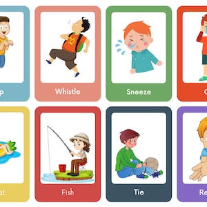 Action Items Tacting Flashcards, VB-MAPP Flashcards, Digital Download ...