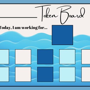Ocean Themed Token Board - Etsy