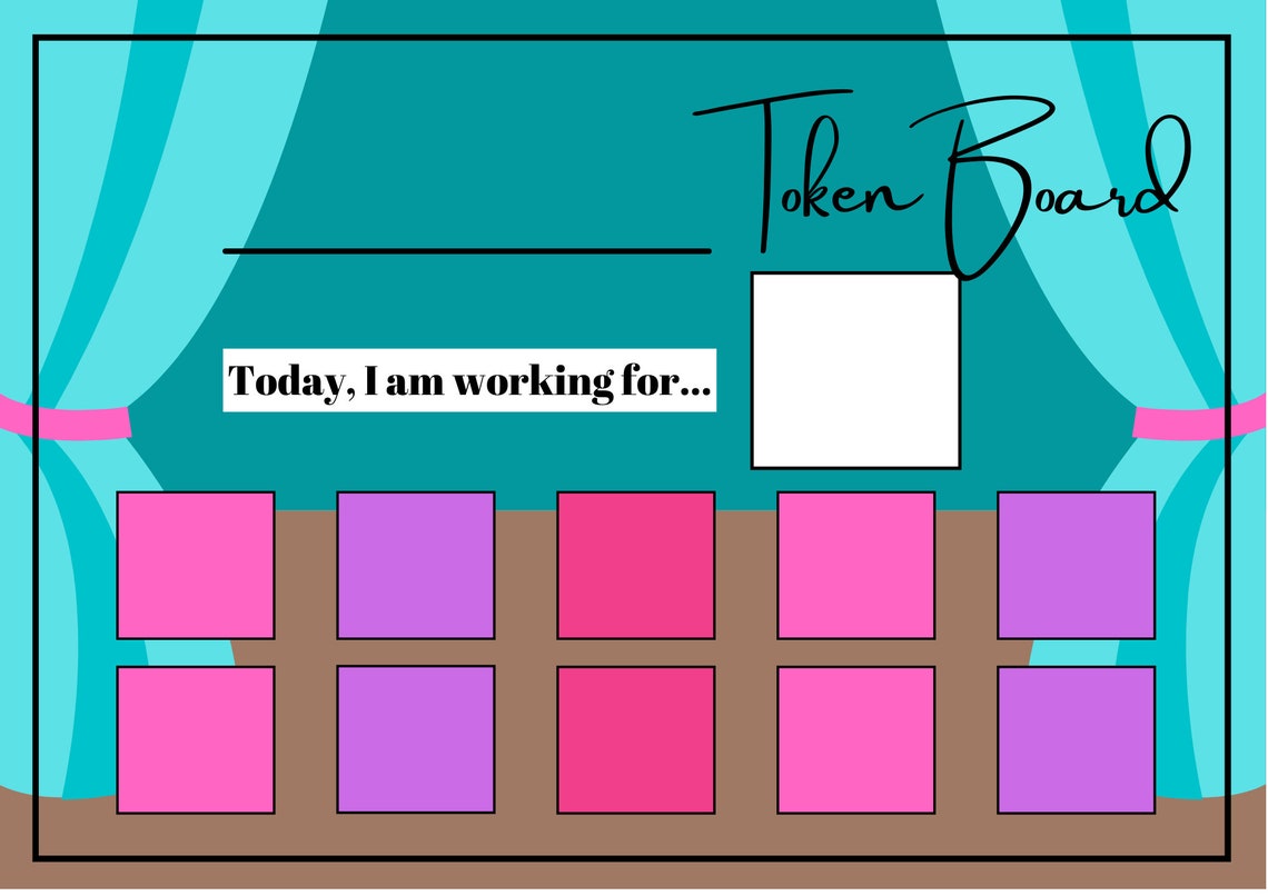 Ballerina Token Board - Etsy