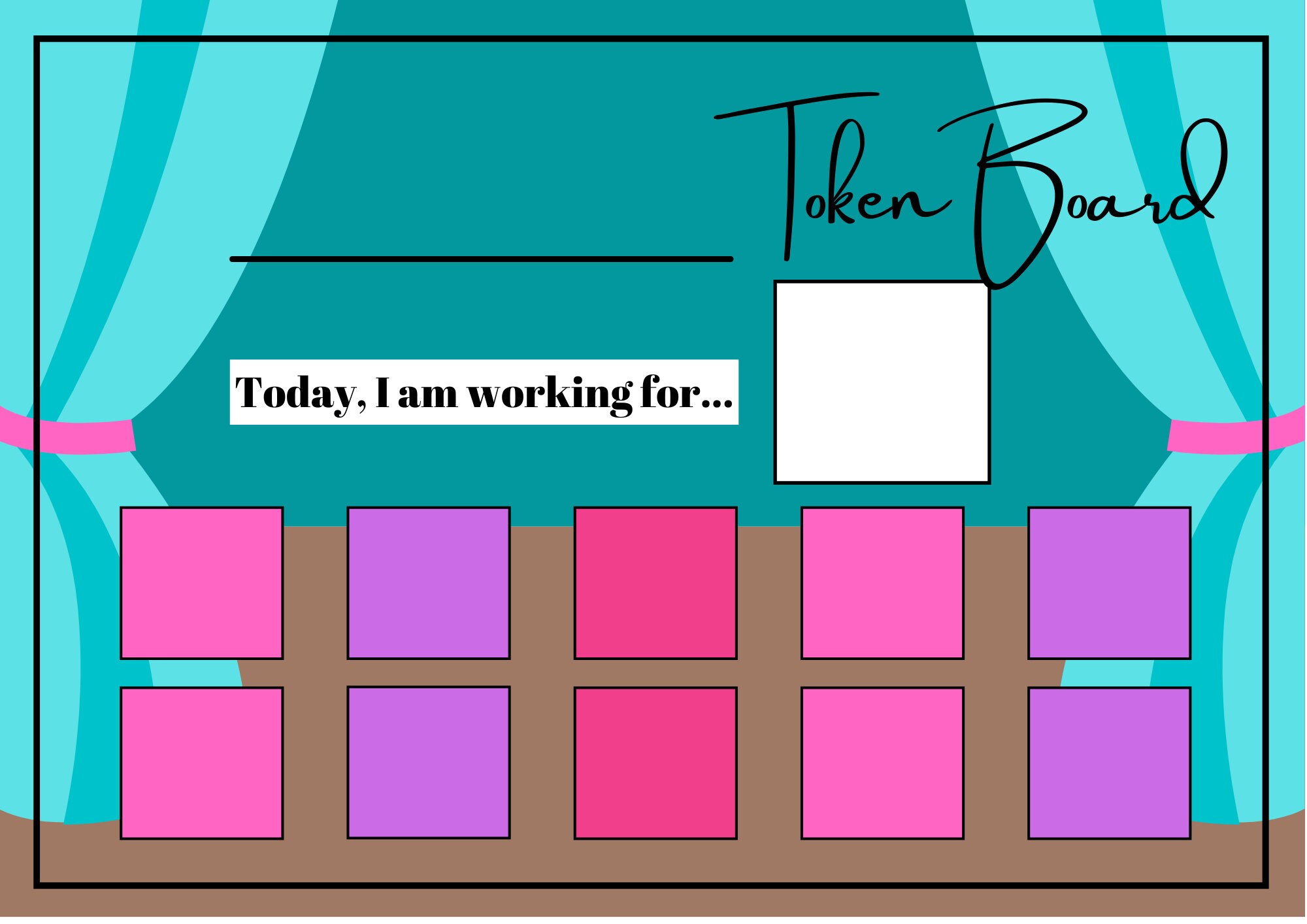 Ballerina Token Board - Etsy