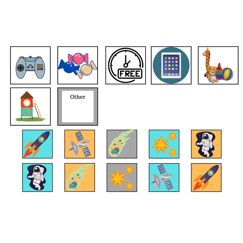 Solar System Token Board - Etsy