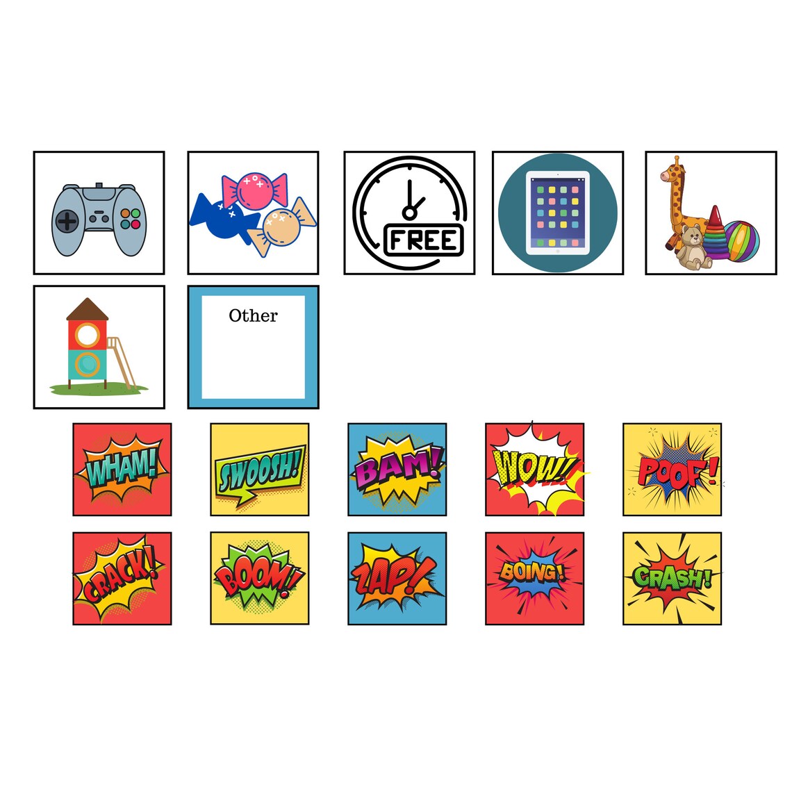 Superhero Token Board - Etsy