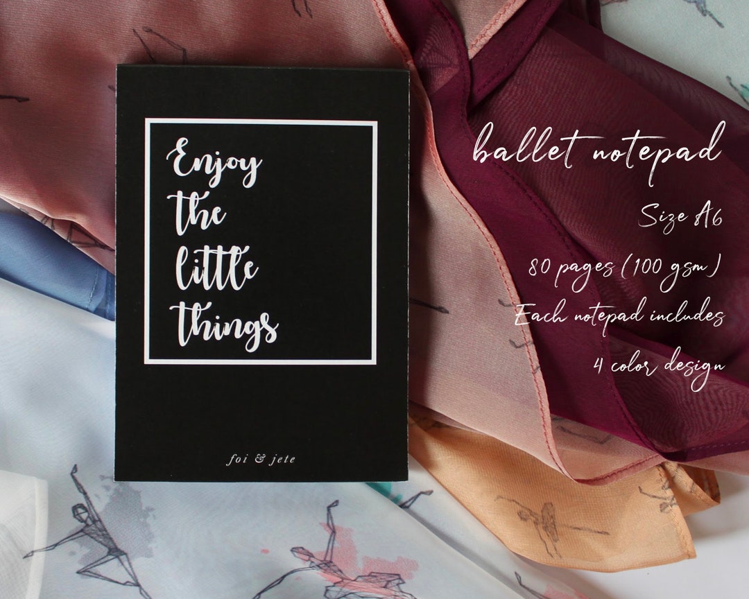 Ballet Notepad - Ballet Notebook - Dance Book - Dance Memopad - Dance ...