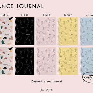 Dance Journal Ballet Journal Dancers Notebook Dance - Etsy