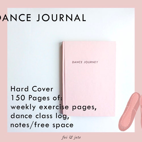 Dance Journal Ballet Journal Dancers Notebook Dance - Etsy