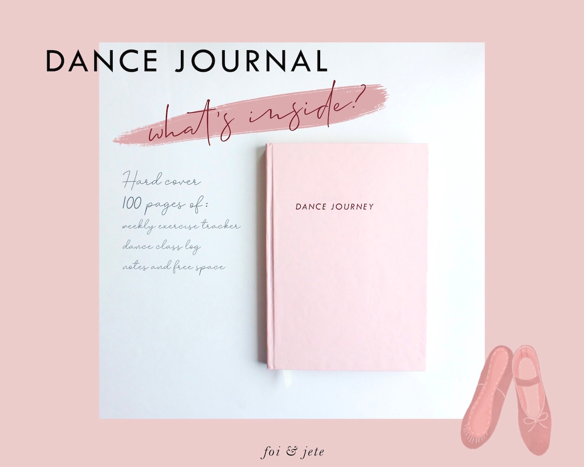 Dance Journal Ballet Journal Dancers Notebook Dance - Etsy