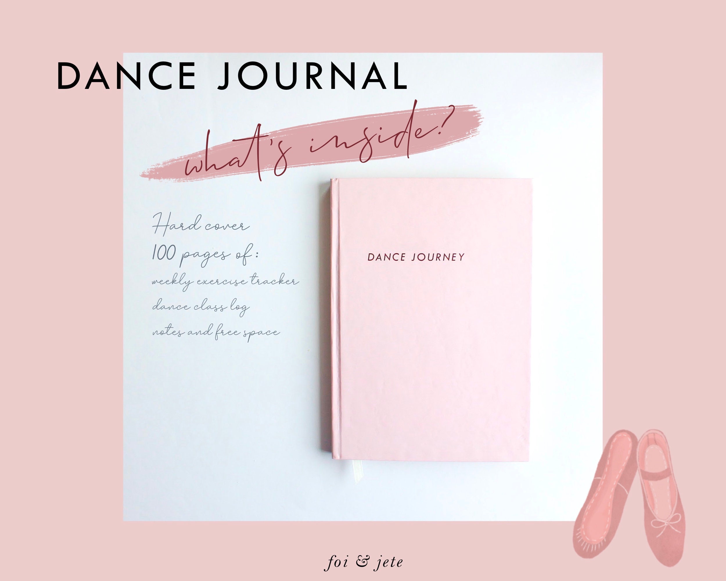 Dance Journal Ballet Journal Dancers Notebook Dance - Etsy