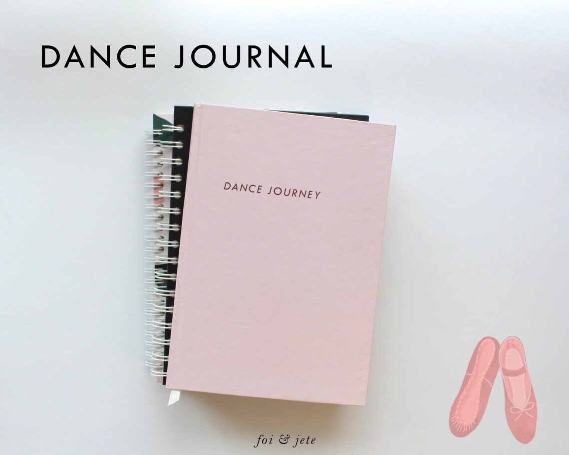 Dance Journal Ballet Journal Dancers Notebook Dance Exercise Tracker ...